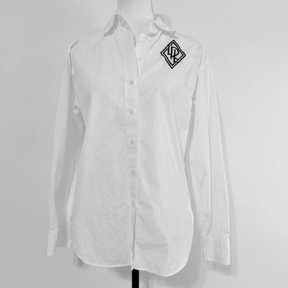Lauren Ralph Lauren | Tops | Lauren Ralph Lauren Black Label White ...